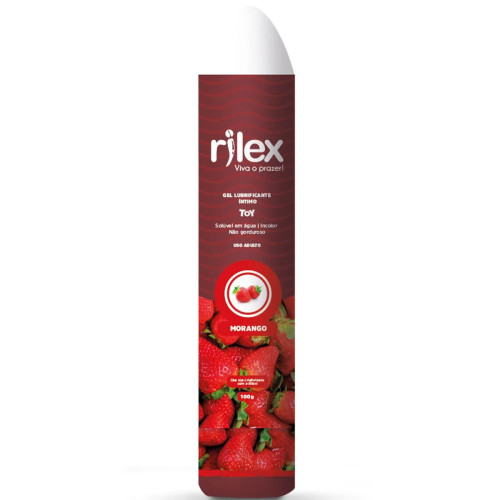 GEL LUBRIFICANTE RILEX MORANGO TOY 100 GR